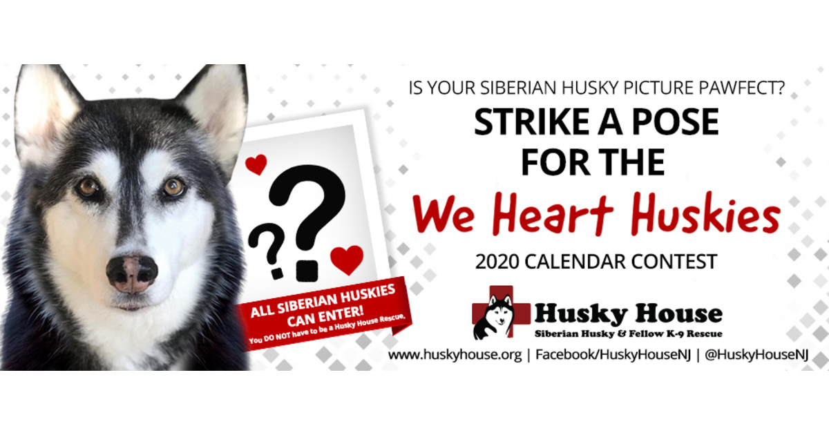 Prizes | Husky House | We Heart Huskies 2020 Calendar Photo Contest