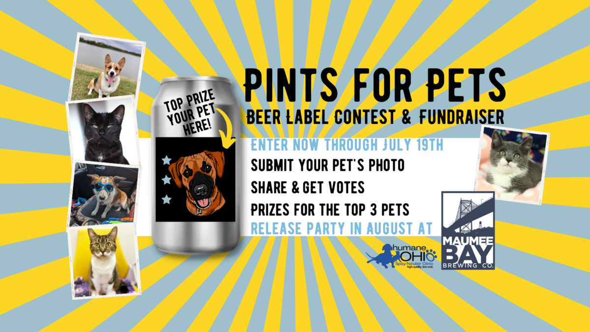 Humane Ohio | Pints for Pets Beer Label Photo Contest