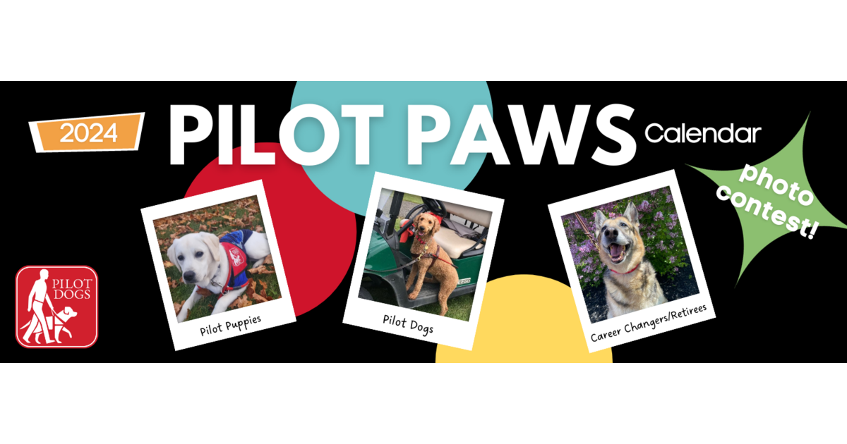 Pilot Dogs | Pilot Dogs 2024 Calendar - “Pilot Paws” Photo Contest