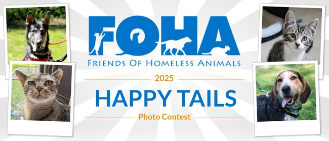 Friends of Homeless Animals | FOHA’s Happy Tails Photo Contest