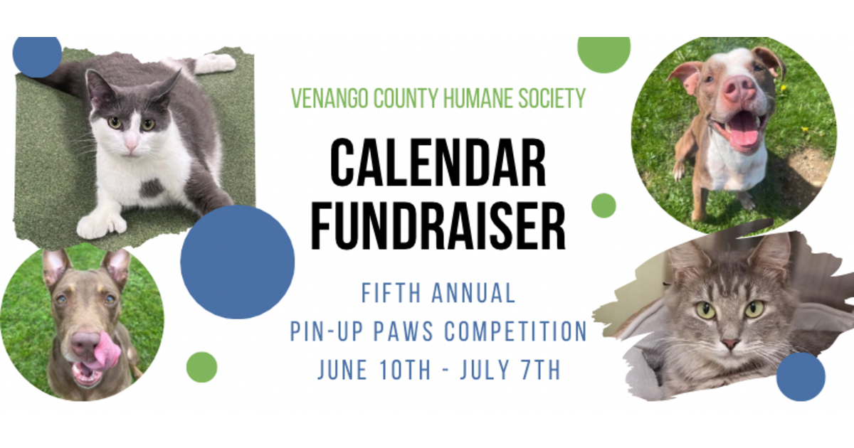 Venango County Humane Society | Pin-Up Paws - Venango County Humane ...