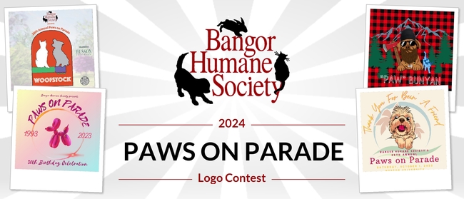 Bangor Humane Society | Paws on Parade Logo Contest 2025