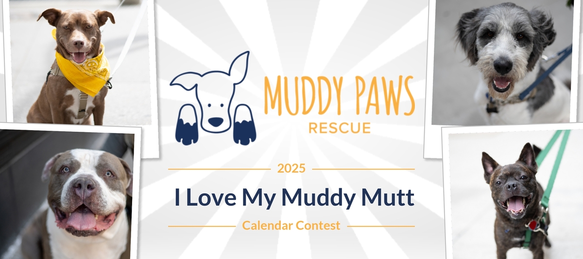 Muddy Paws Rescue | I Love My Muddy Mutt 2025 Calendar Contest