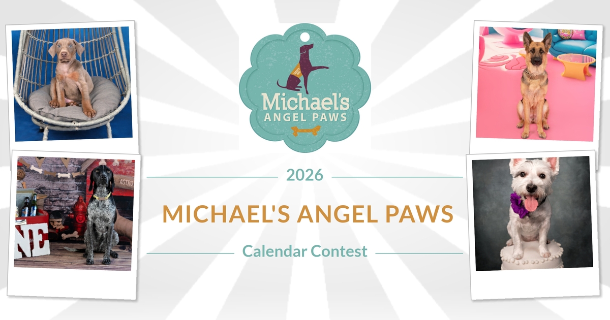 Homepage | Michael's Angel Paws | 2026 Michael’s Angel Paws Calendar ...