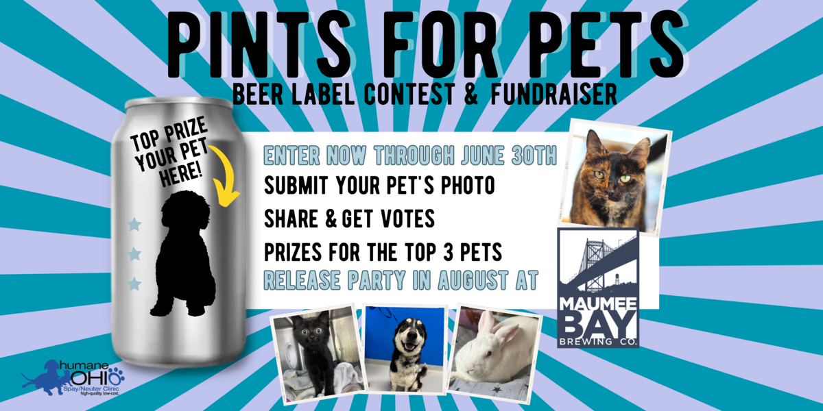 Humane Ohio | Pints for Pets Beer Label Photo Contest