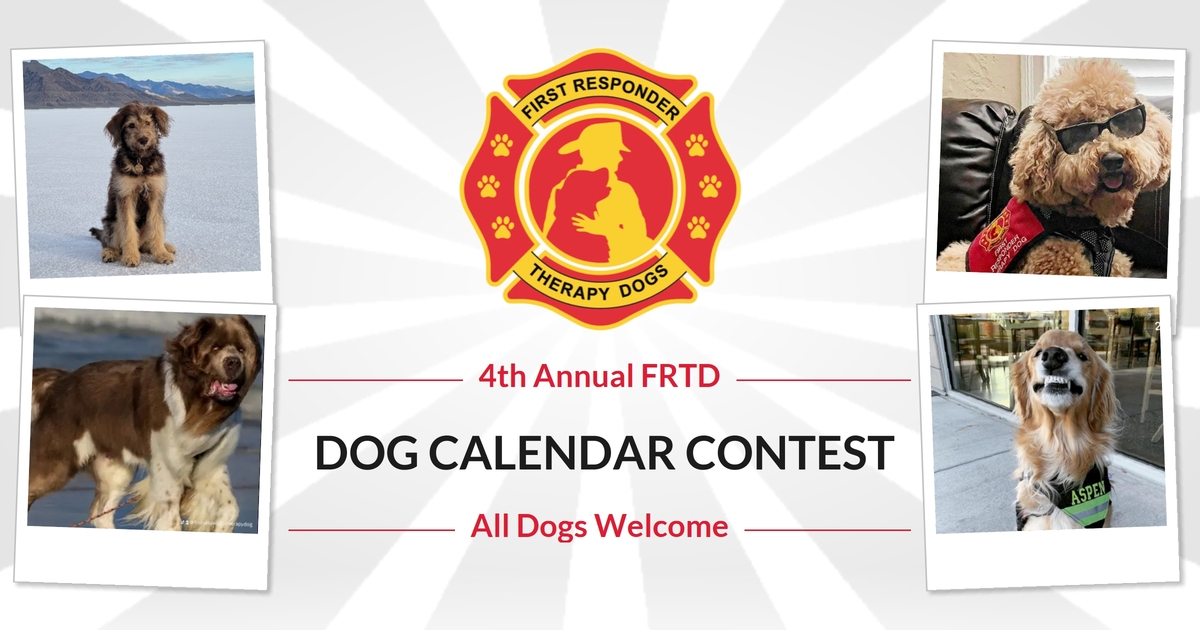 First Responder Therapy Dogs | 4th Annual FRTD Dog Calendar Contest