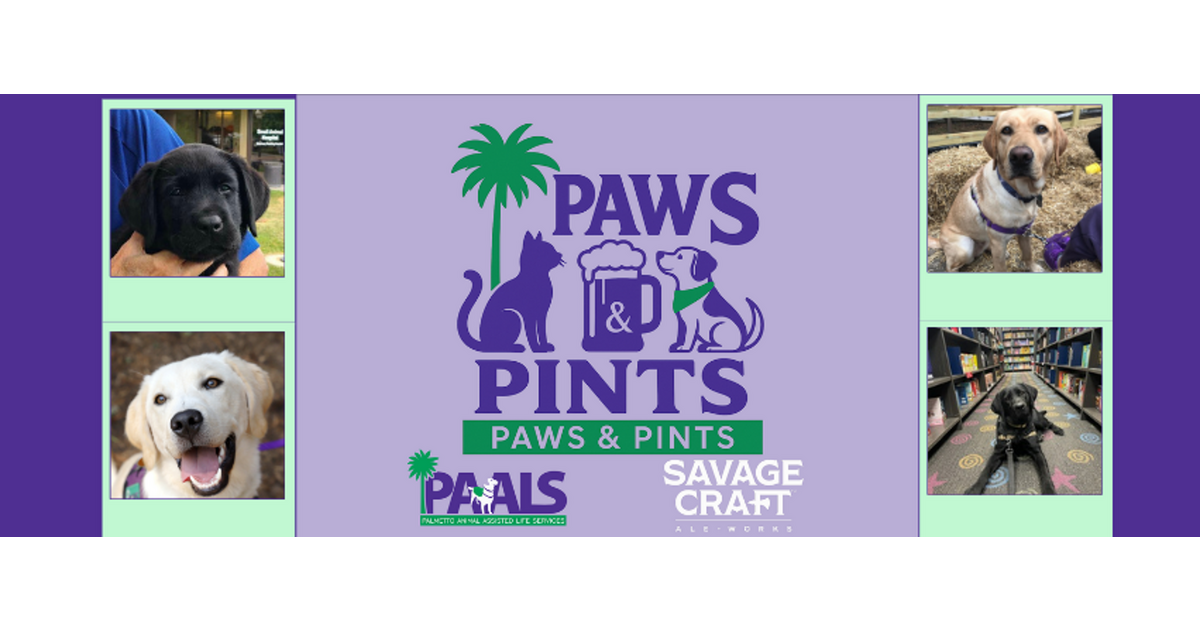 Palmetto Animal Assisted Life Services | Paws & Pints