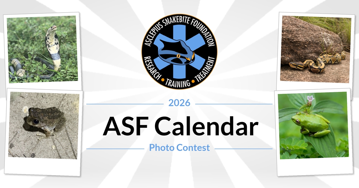 Asclepius Snakebite Foundation | The 2026 ASF Calendar Contest