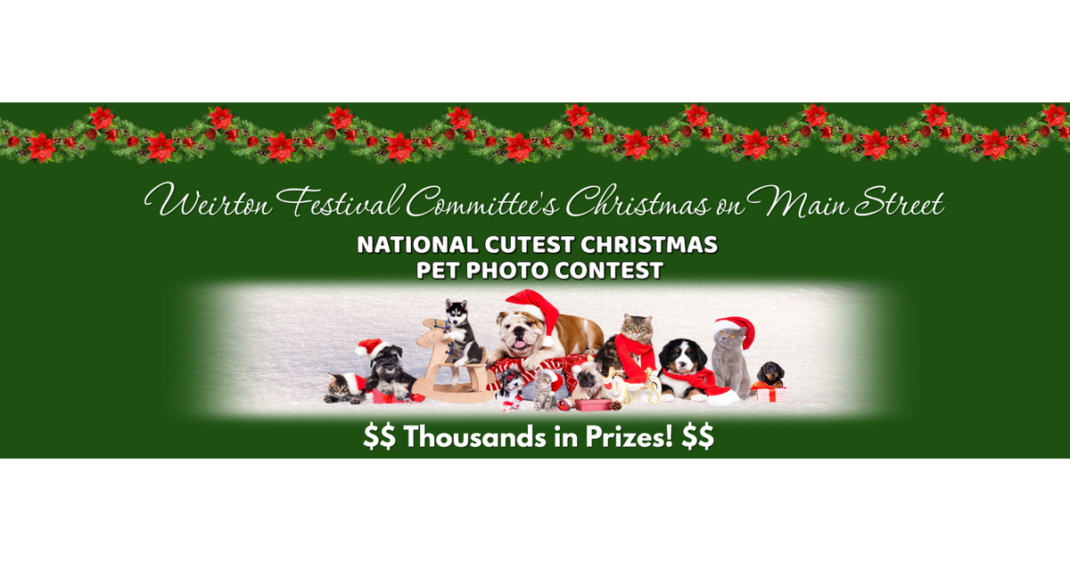 Weirton Festival Committee | Cutest Christmas Pet Photo Contest