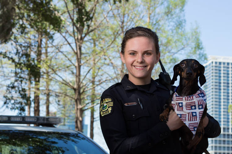 Vote for E. Moore, Police Officer | FLDR 2018 Calendar Contest